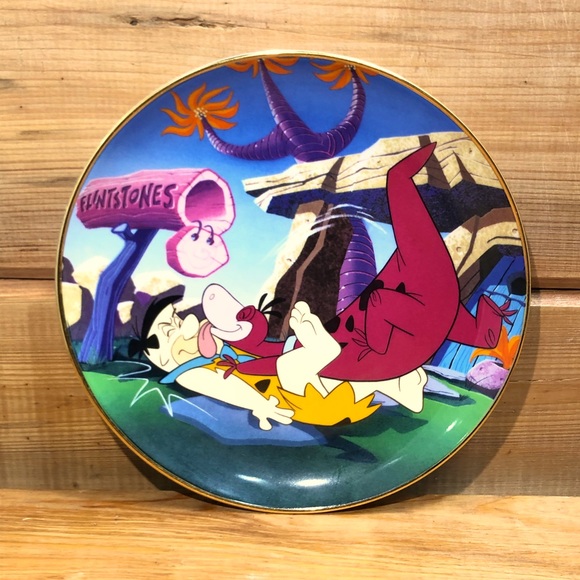 Flintstones | Dining | Franklin Mint Limited Edition Flintstone Plate ...